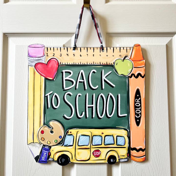Door Hanger | Back To School | Square – Eliza B's