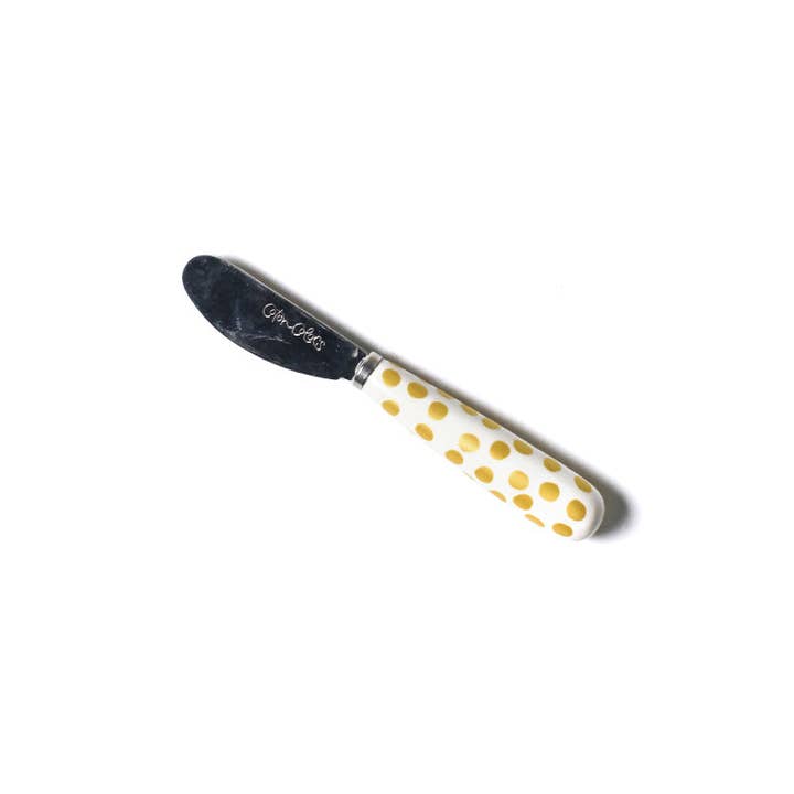 Appetizer Spreader | Gold Small Dot – Eliza B's