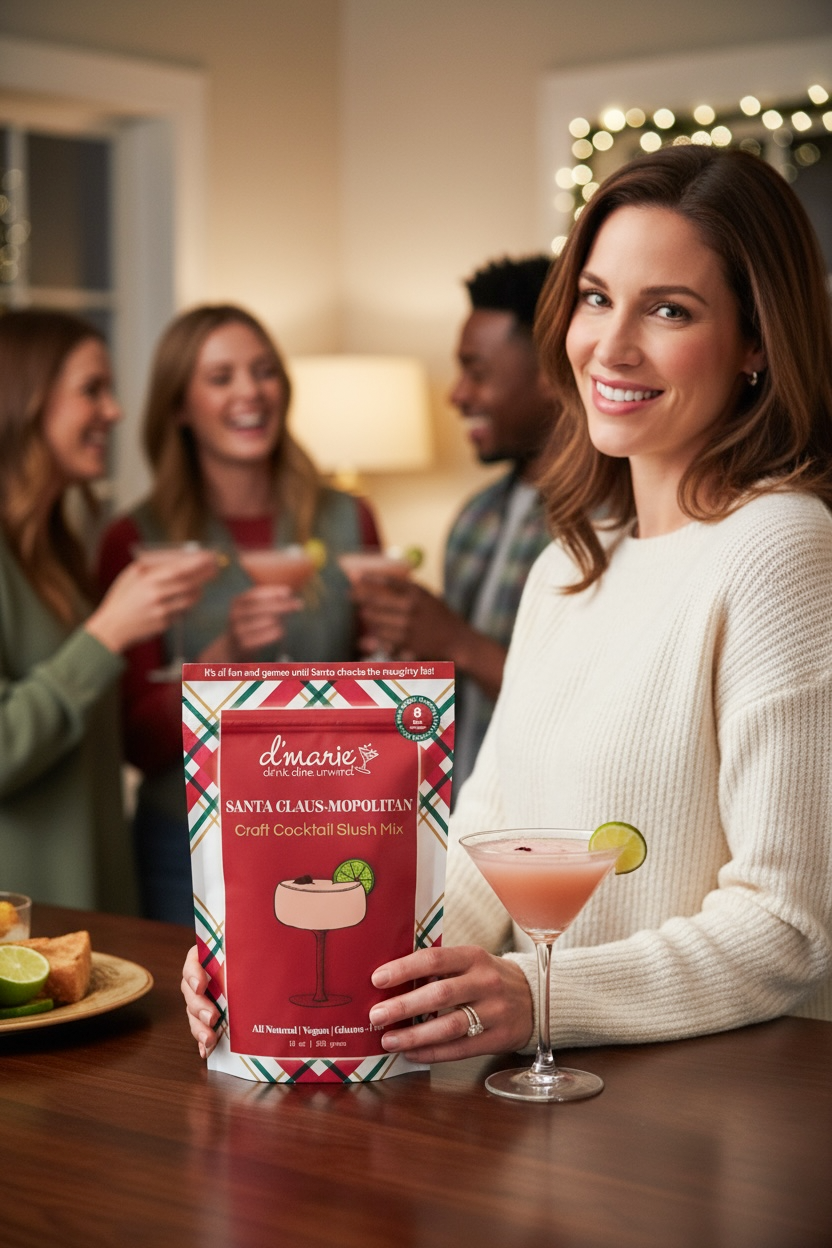 Cocktail Slush Mix | Santa Claus-mopolitan – Eliza B's