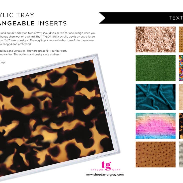 Acrylic Tray Inserts | Textures – Eliza B's